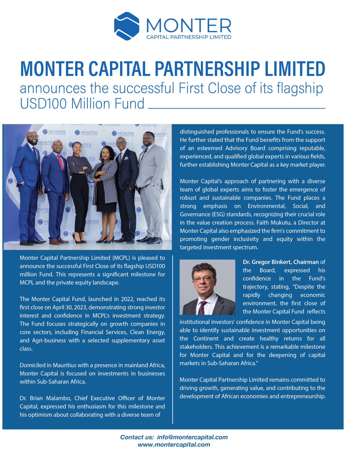 News and Insights – Monter Capital Partnership Limited